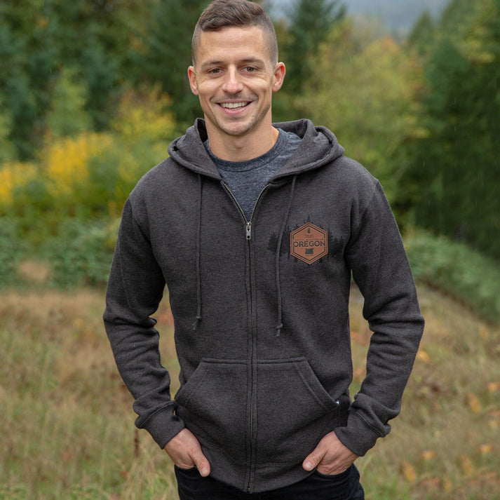 Explore Oregon | Unisex Zip Hoodie – Little Bay Root
