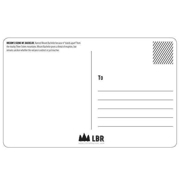 Oregon Mt. Bachelor Vintage | Postcard 3 Pack – Little Bay Root